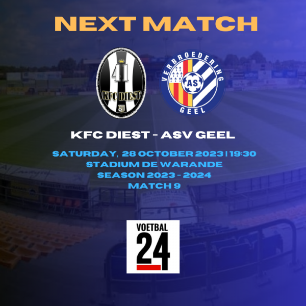 Analyse volgende tegenstander : KFC Diest - ASV Geel