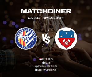 ASV Geel – FC Wezel Sport: Matchdiner - ASV Geel